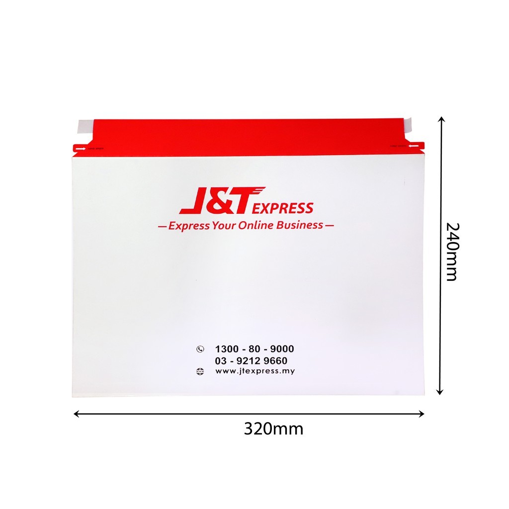 in stock J&T Express Cardboard Document Envelope - Size A4 | Shopee ...