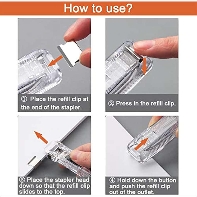 50Pcs Portable Push Clamp Exam Paper Finishing Clip Reusable Folder ...