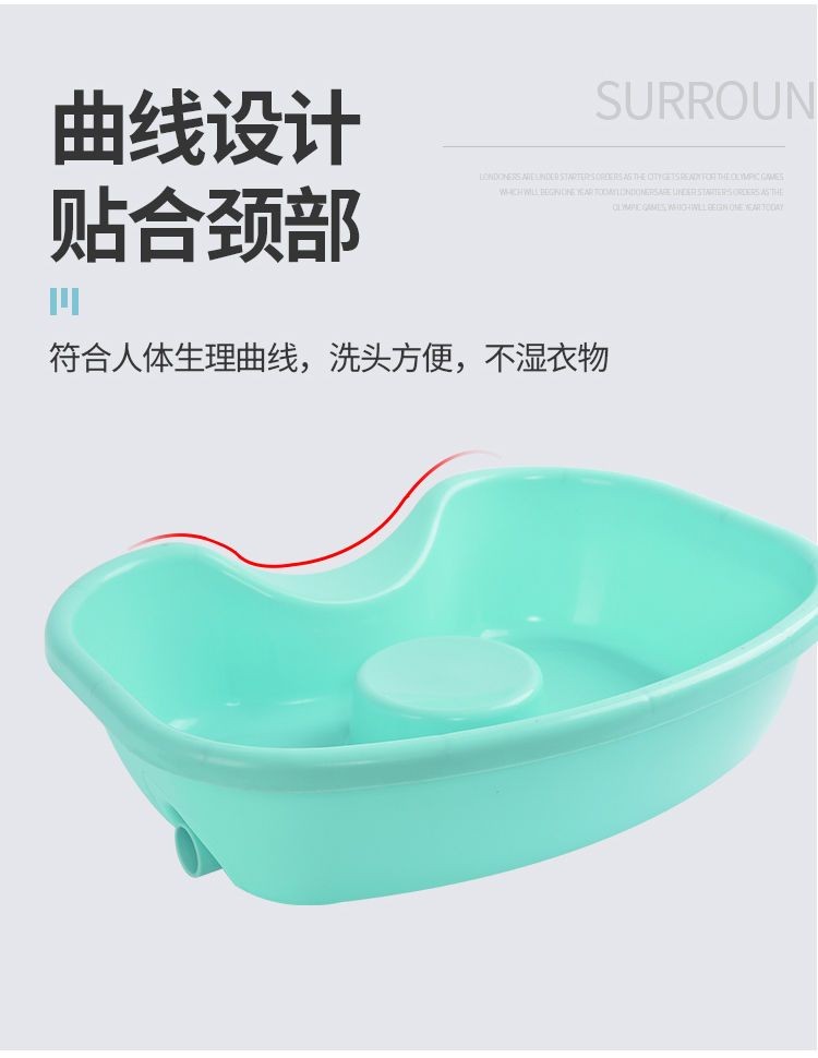 Flat Lying Elderly Pregnant Woman Shampoo Basin Bedridden Patients Use ...