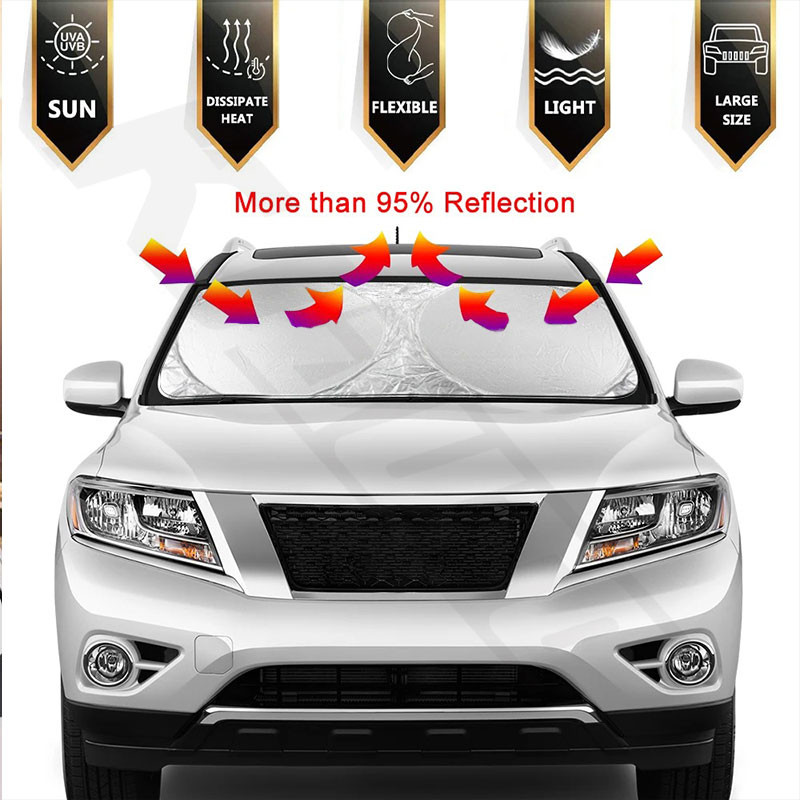 New Kia KN Car Windshield Front Sun Shade Cover For KIA Seltos Sonet K2 ...