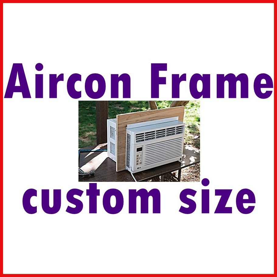 AIRCON FRAME custom size made of PLYWOOD (MESSAGE YOUR CUSTOM SIZE ...