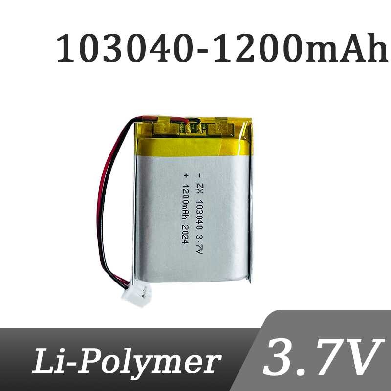Real Capacity 1200Mah 103040 3.7V Polymer Lithium Rechargeable Battery ...