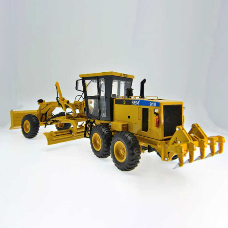 CAT Sem919 Φ Grader Road Model Truck 1:35 Scale Die-Casting Forklift ...