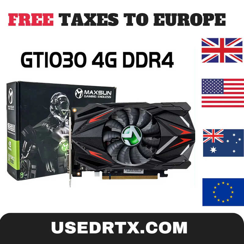 USED a Gaming Graphic Cards GT 1030 Transformers 4GB DDR4 Nvidia GPU ...