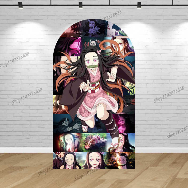 Slayers Demon Arch Backdrop Cover Girl Party Birthday Background Wall ...