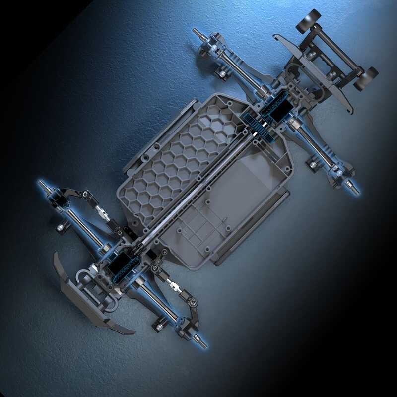 LY Ong Hyper GO MJX 16208 V2.0 Rc Cars 4Wd Off-Road Racing Truck 1/16 ...