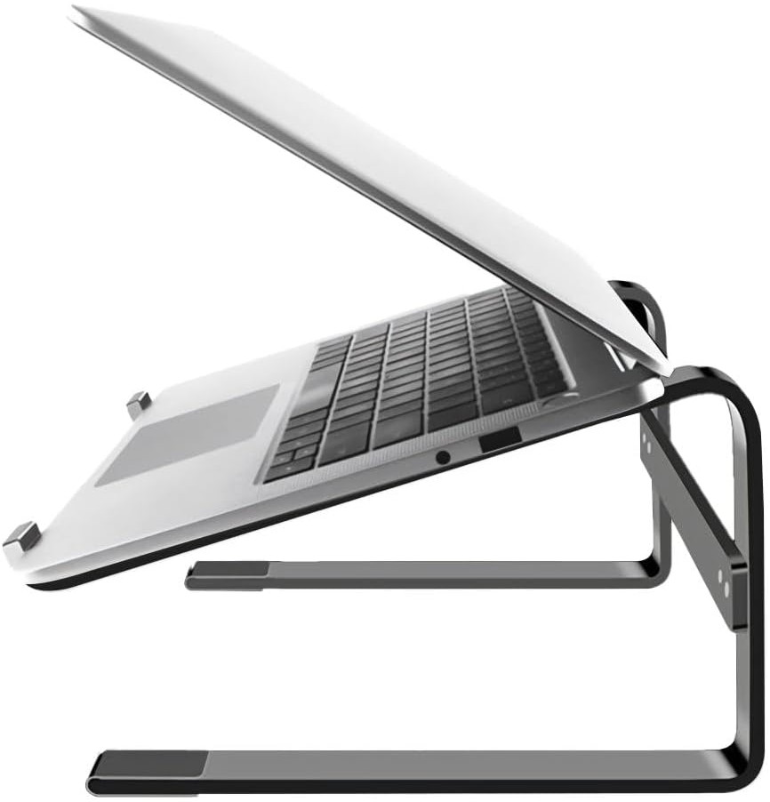 Zeus Laptop Stand Tall Laptop Riser 10 to 18 Inches Ventilated Laptop ...
