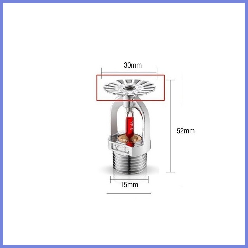 ♂ 68 Fire Extinguishing System Protection Fire Sprinkler Head Pendent ...