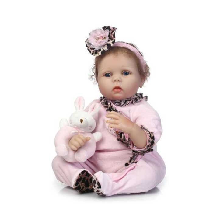 Simulated Baby Soft Rubber Doll Playing House, Toy Girl, Hand-Held ...
