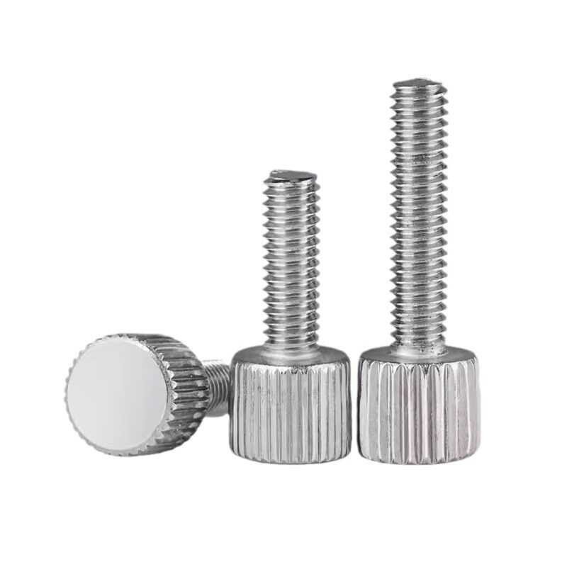 stainless steel 304 vertical pattern hand screw M2-M6 small head rolled ...