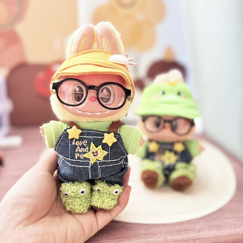 15cm 17cm Labubu Clothes Frog Elementary School Dominator Set For ...