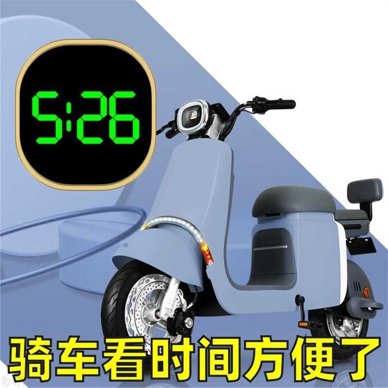 Motorcycle, electric bike, electronic watch, onboard electronic clock ...