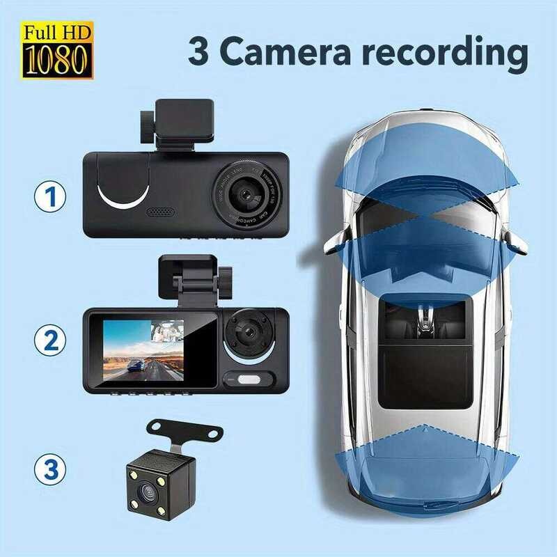 Rear Built-In Driving Recorder, 1080P Driving Recorder Infrared Night ...