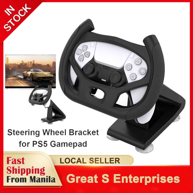 Gaming Steering Wheel With Bracket For Playstation 5 Car Racing Games ...