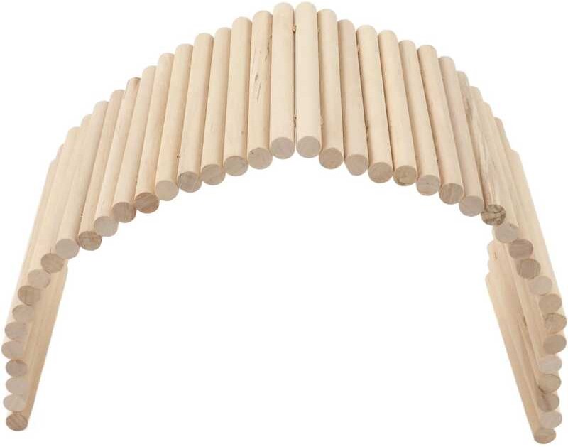 Hideout, Hamster Rat Ladder Wooden Bridge Toy Bendable Small Pet ...