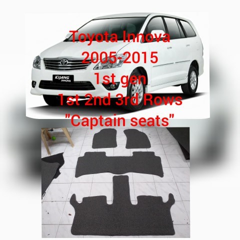 in stock Toyota Innova 2005-15 1st gen "captain seats" nomad car mat ...