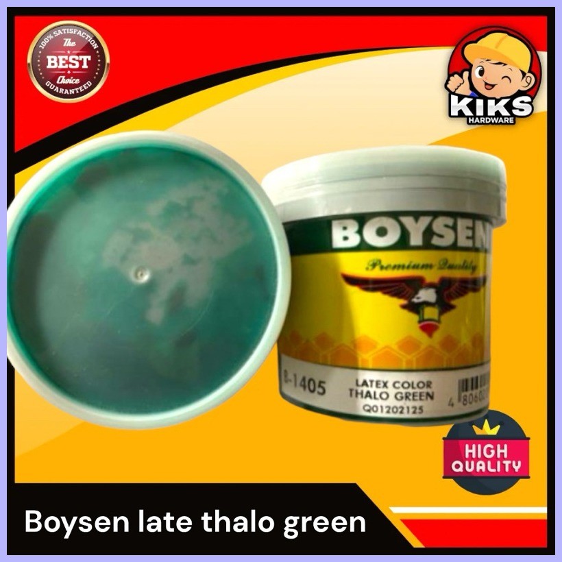 Boysen Latex Colors 1/4liters | Thalo Green and Thalo Blue | Shopee ...
