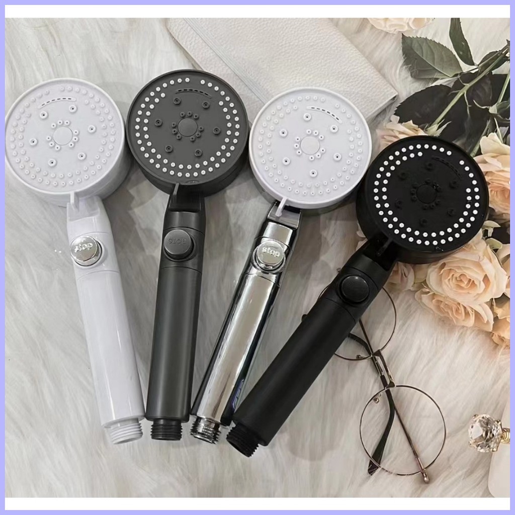 Helix Super Pressurized Shower Head Set With Fan&Filter High Pressure ...