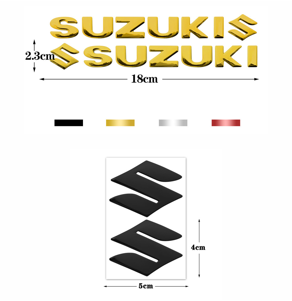 3D Logo Emblem Stickers for Suzuki Raider 150 Smash Satria Fu SGP 115 ...
