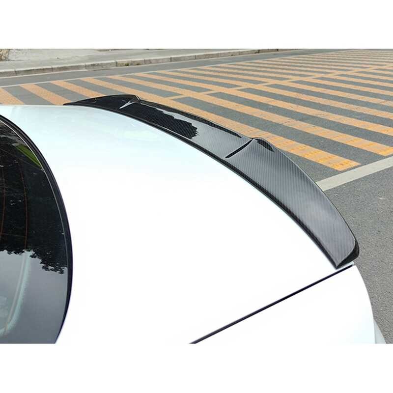 AUDI For A4 S4 B9 Sedan V Style Carbon Fiber Rear Spoiler Trunk Wing ...