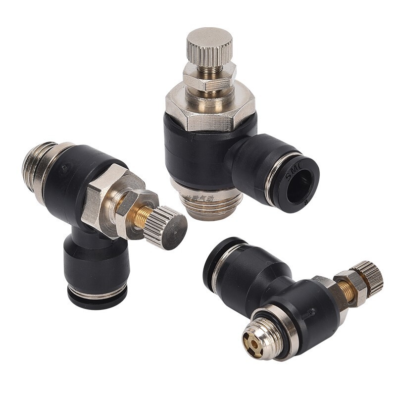Pastoral pneumatic SLG/SL throttle valve L-shaped with sealing ring ...