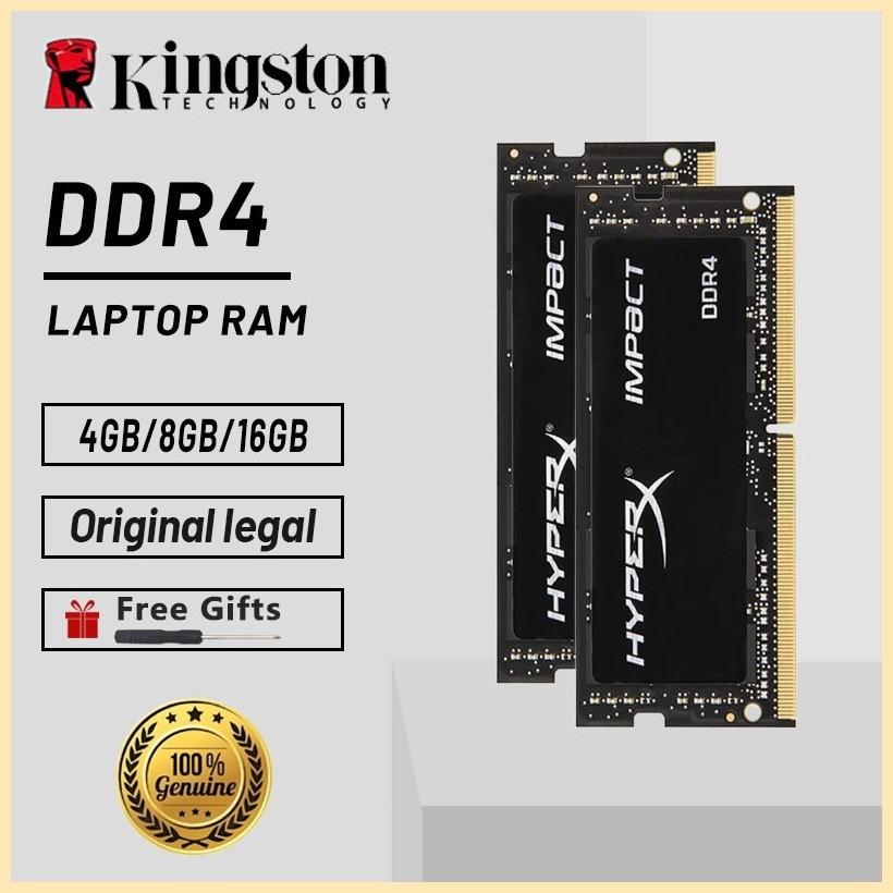 Kingston Hyperx Impact Laptop DDR4 RAM 4GB 8GB 16GB 2133Mhz 2400Mhz 2666Mhz 3200Mhz SOIDMM ...