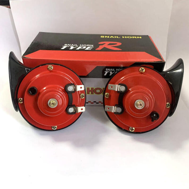 GSE Auto Parts 2pcs Universal Loud Car Horn 12V 24V Electric Snail Horn ...