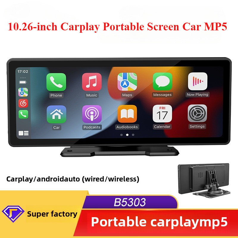 10.26 inch Car Player Wireless Bluetooth CarPlay Android Auto ...