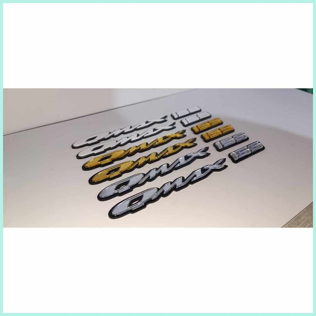 MOTOR STAR EASYRIDE QMAX 150/155 EMBLEM ACRYLIC EMBOSSED DESIGN ...