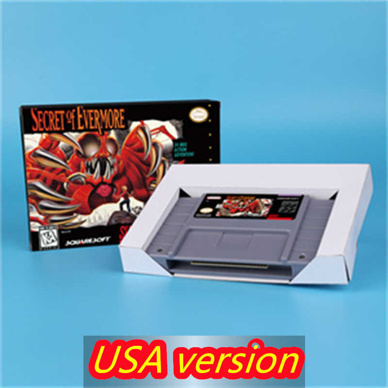Secret E Of Evermore (Battery Save) 16Bit Card For USA NTSC Version ...