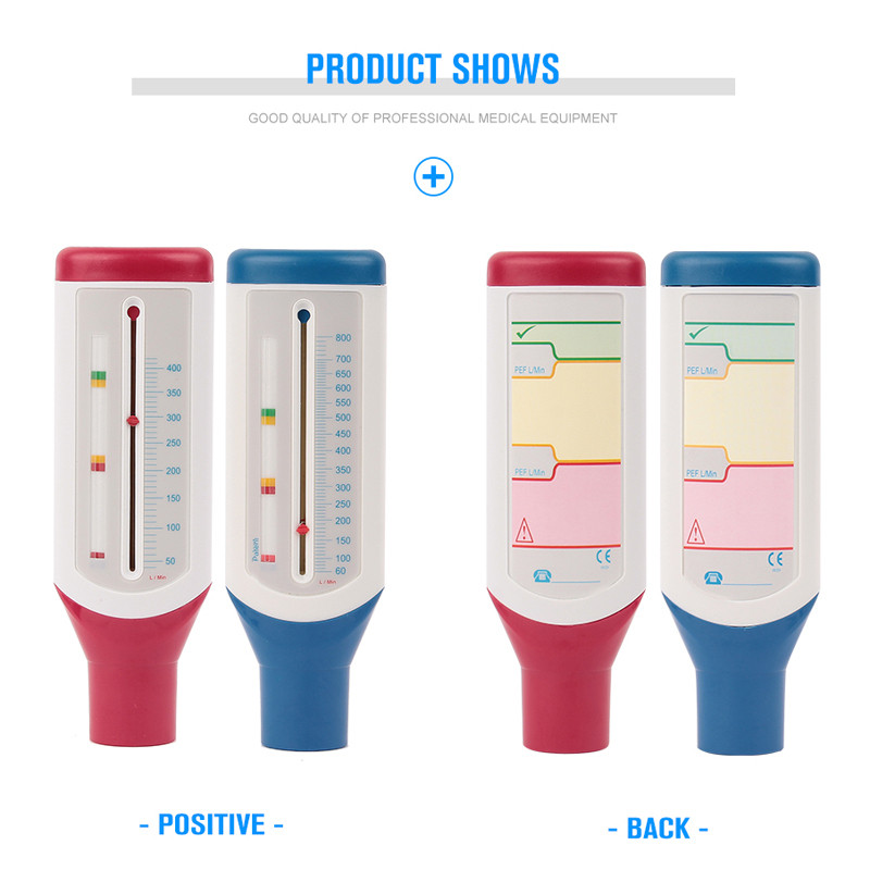 Child Adult Portable Breath Peak W Meter Spirometer Speed Expiratory ...
