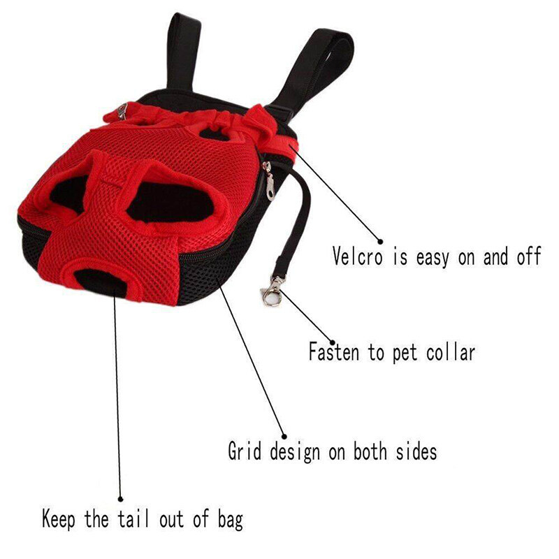 Newpets Pet Carrier Backpack Adjustable Dog Front Carrier Legs Out Easy ...