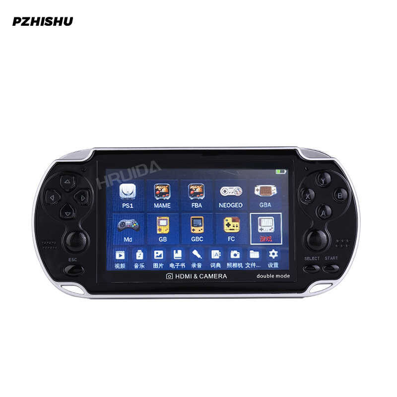 A7e 4.3 Inch Video Console 8Gb Color Screen Handheld Player Dual ...