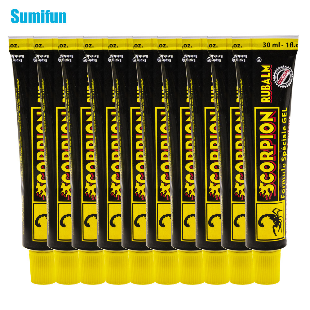 10Pcs Hot Sale Scorpion Balm Joint gesic Cream Muscle Sprain Pain ...