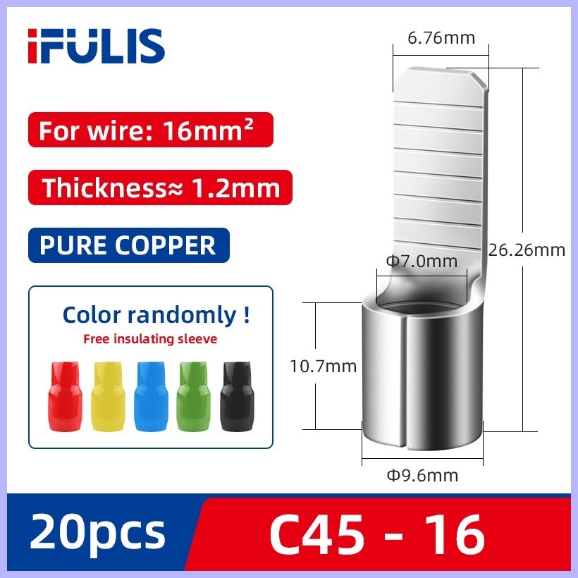 Household Use Circuit Breaker Switch Plug Pin-Shaped Cable Wire Crimp ...