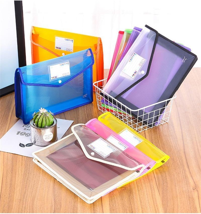 A3 / A4 / A5 / FC Horizontal Color Organ Bag Office Test Paper Storage ...