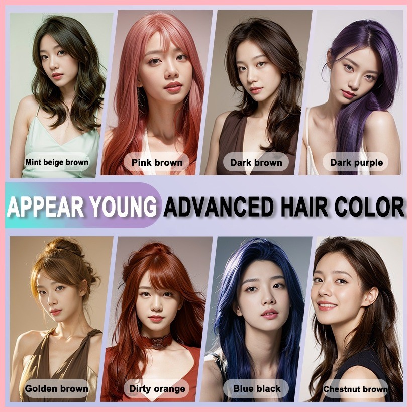 ♂ ∇ Hair Dye Milk Tea Ash Brown Ash Ash Blonde Hair Dye For Cover Gray ...