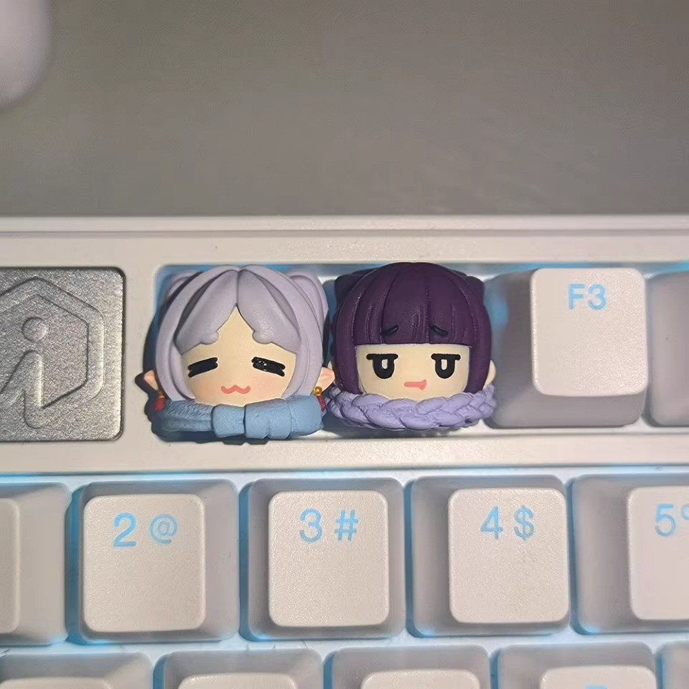 Frieren: Beyond Journey's End Keycap Cute Cartoon 3D Creative Cute MX ...