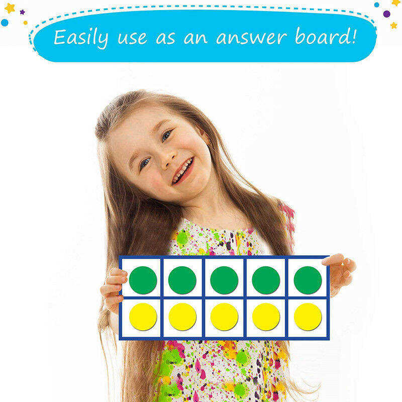 LY Moulty Ten Frames Set Manipulative Elementary Classroom & - Magnetic ...