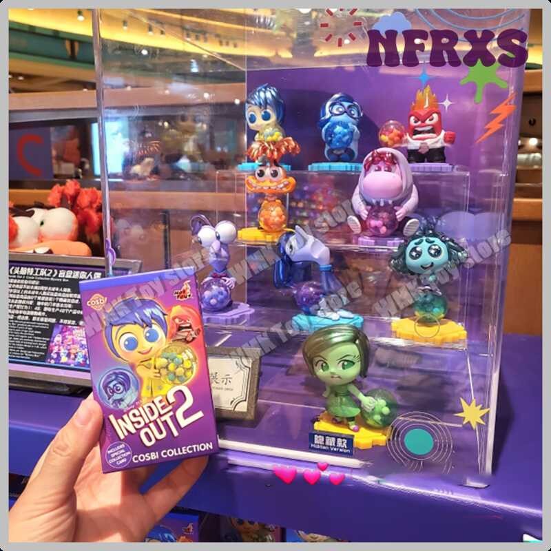 NFRXS Random 1Pcs Hot Toys Inside Out 2 Cosbi Anime Figure Pixar Joy ...