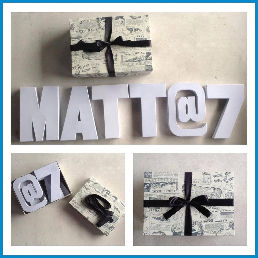 3d LETTER STANDEE with WHITE COVER | Shopee Philippines