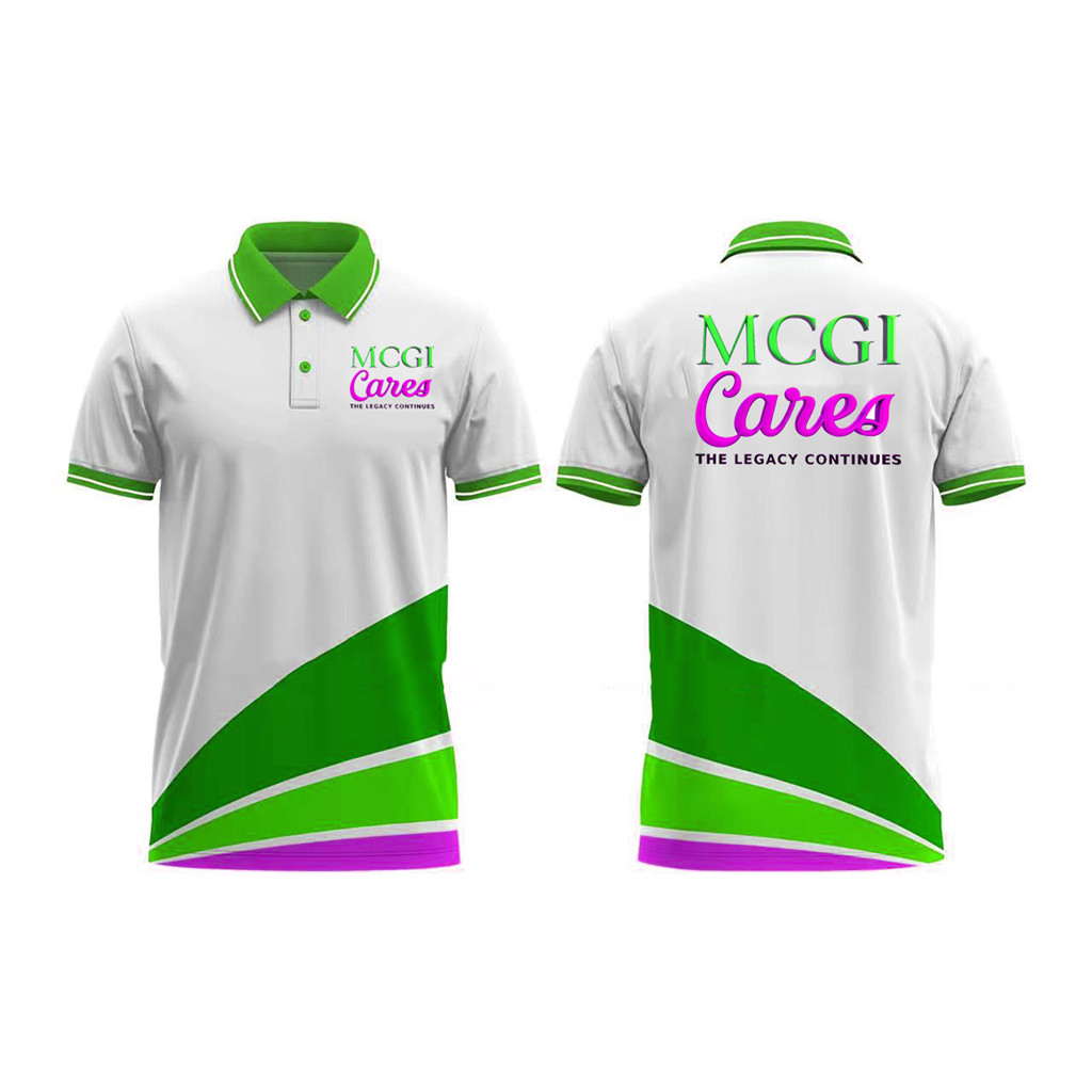 MCGI Polo Shirt V12: Iconic Blue and Orange Design, Showcasing the Spirit of Care(Free ...