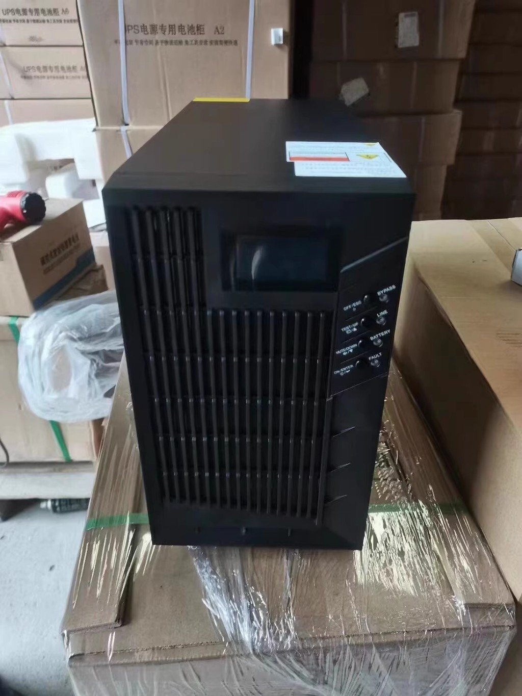 UPS purchased unstoppable installing C1KS power online 1KVA/800W emergency battery | Shopee ...