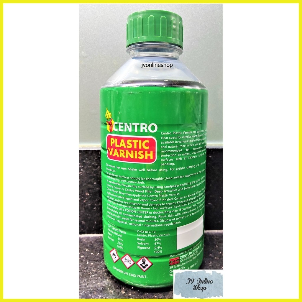CENTRO Plastic Varnish 1 Liter | Shopee Philippines