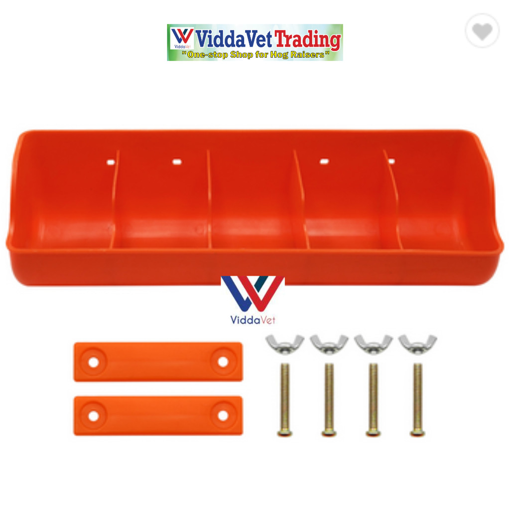 Orange 5 Slot Feeder Para sa Mas Malusog na Pagpapakain ng mga Hayop ...