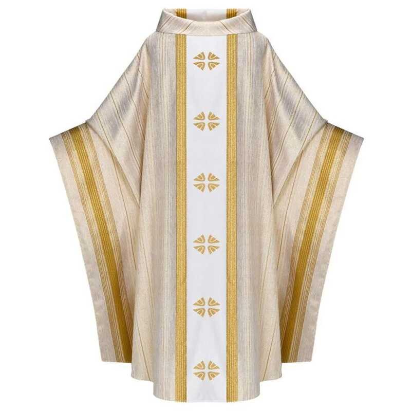 Yy Uni Church Vestments Clergy Catholic Mass Halloween Costume Robe ...