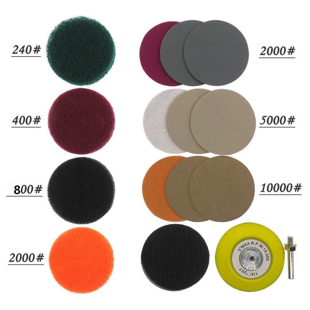 [livedesign] Car Headlight Polishing Scouring Pad Auto Restoration Kit ...