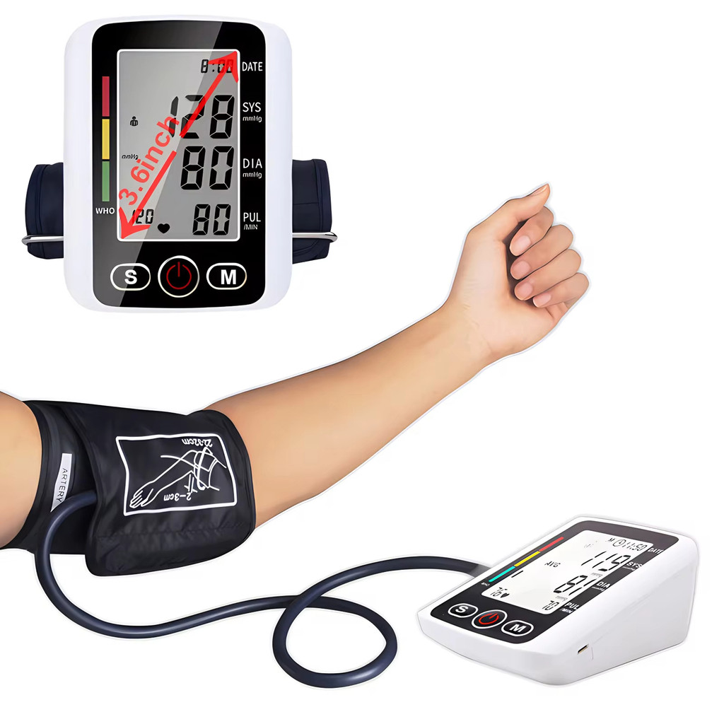 ABX Digital Blood Pressure Monitor Arm Sphygmomanometer Heart Rate ...