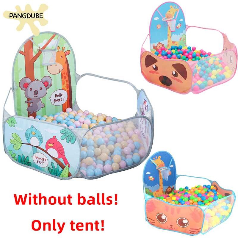 1.2M Children's Playpen Folding Kid Play With Basket Cartoon Ball Pit ...