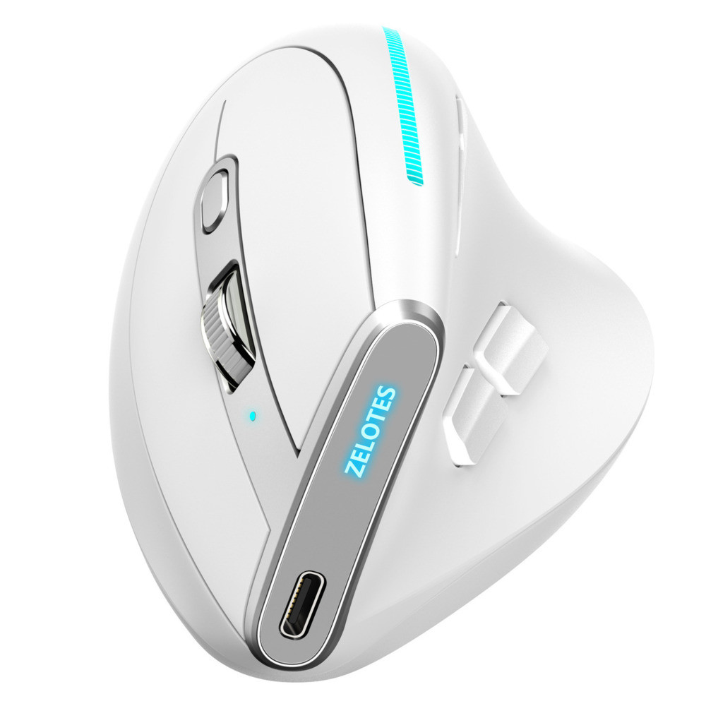 2.4GHz + Bluetooth Dual Mode Mouse F36 Vertical Grip Mouse Human ...